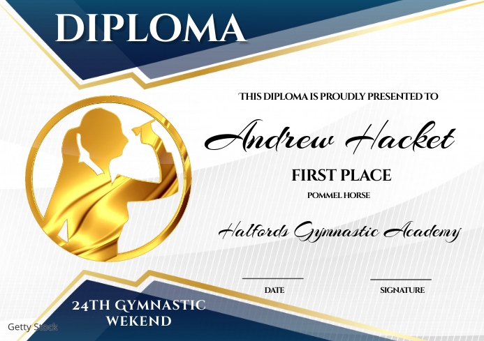 Diploma Template | PosterMyWall