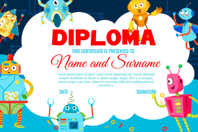 Diploma Flyers Template | PosterMyWall