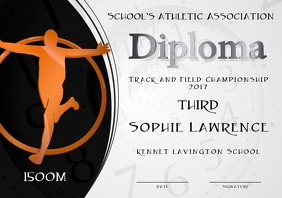 decathlon diploma Template | PosterMyWall