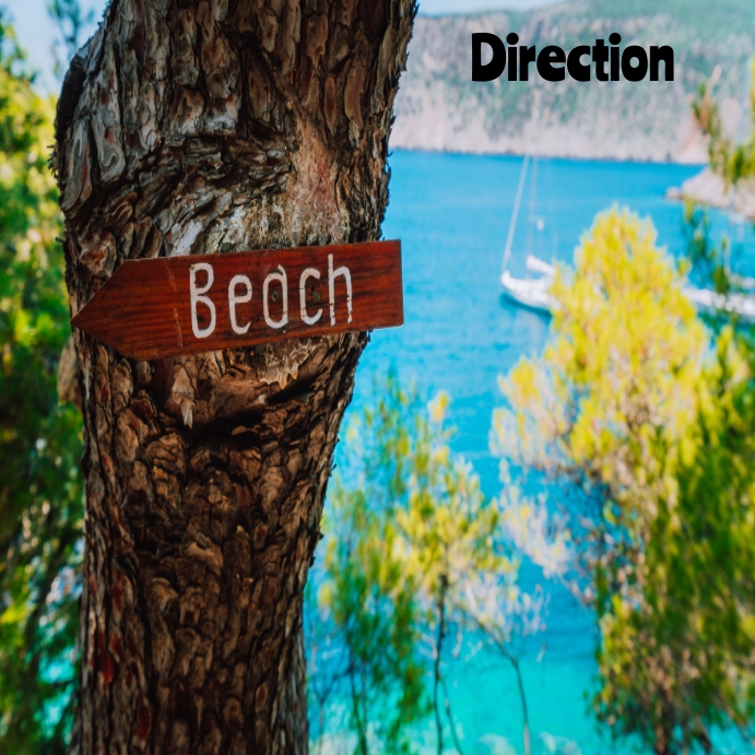 Direction Template | PosterMyWall