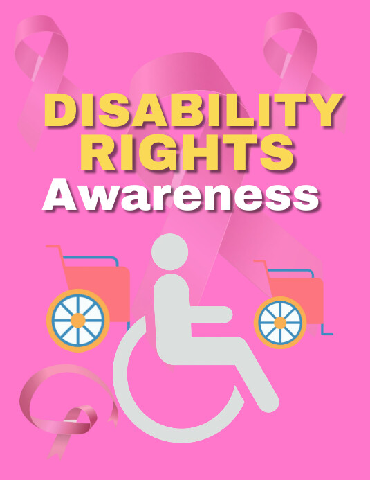 Disability rights awareness flyer Template | PosterMyWall