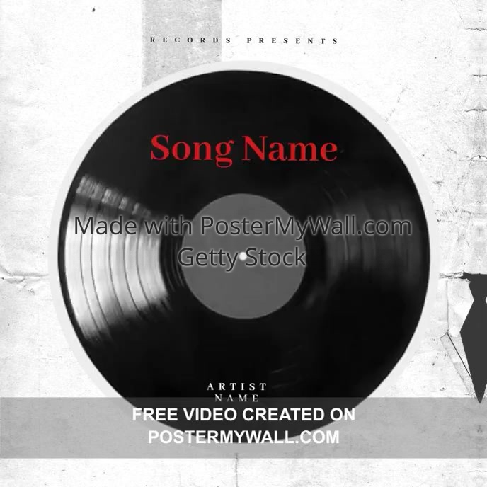 Copy of disc Trap Mixtape Cover video Template | PosterMyWall