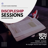 discipleship church service flyer template | PosterMyWall
