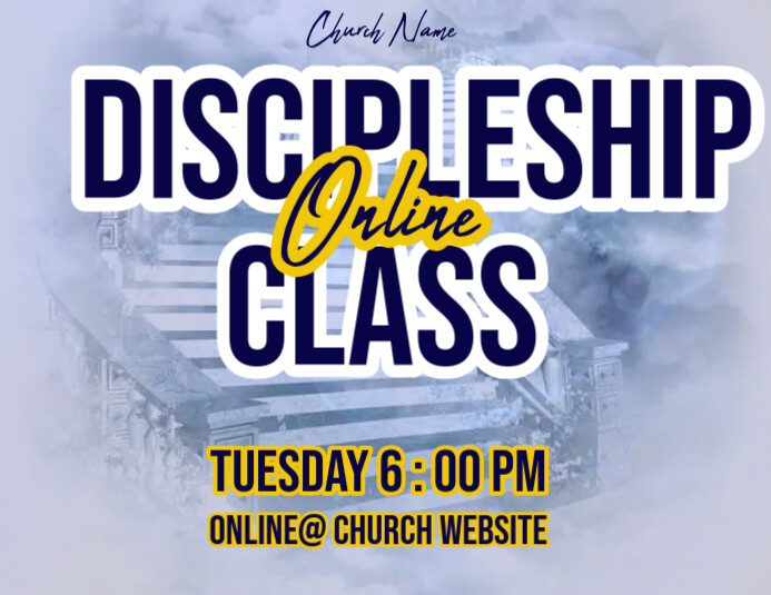 discipleship class Template | PosterMyWall