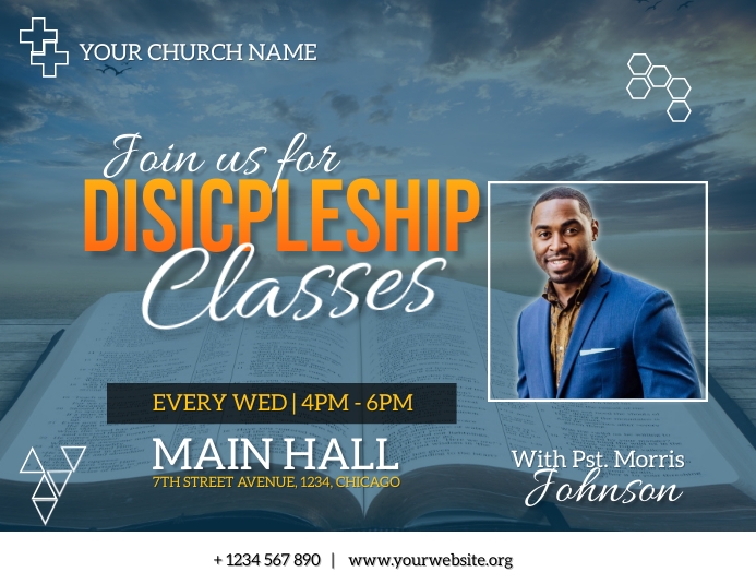 discipleship class flyer Template | PosterMyWall