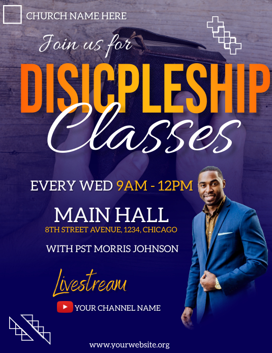 Copy of discipleship class flyer | PosterMyWall