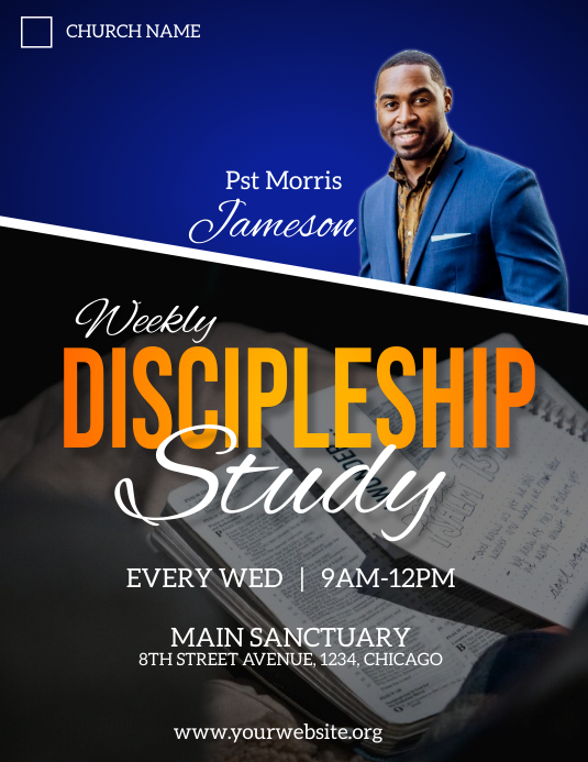 Copy of discipleship class flyer | PosterMyWall