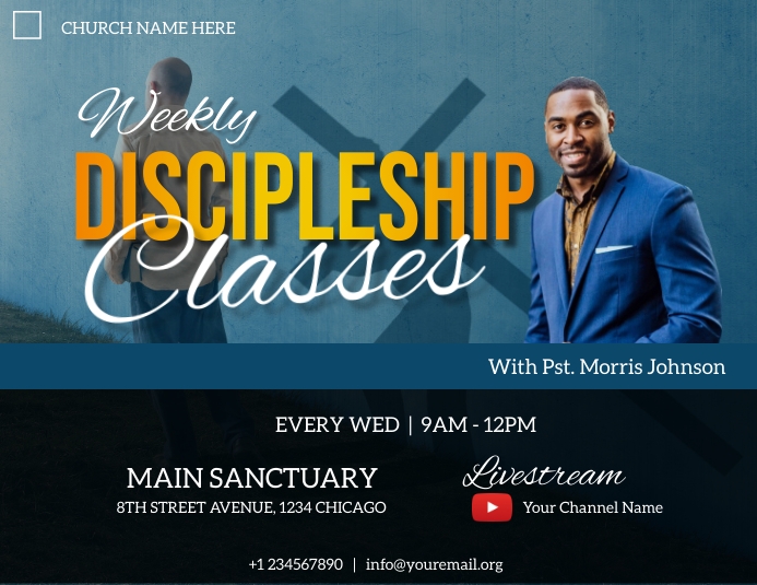 Copy of discipleship class flyer | PosterMyWall