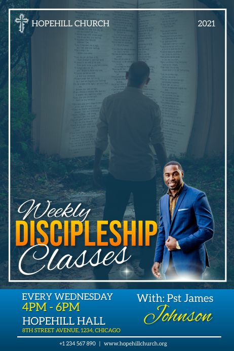 Copy of discipleship class flyer | PosterMyWall