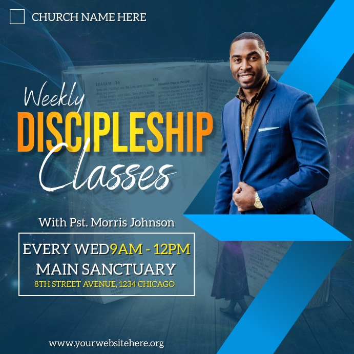 Modèle Brochure de La Classe de Disciple | PosterMyWall