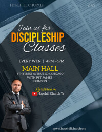 discipleship class flyer Template | PosterMyWall