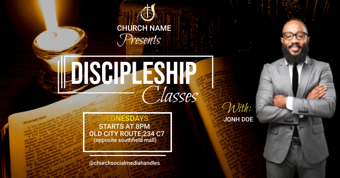 Copy of Discipleship classes | PosterMyWall