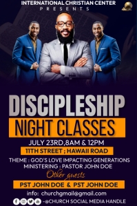 discipleship class flyer Template | PosterMyWall