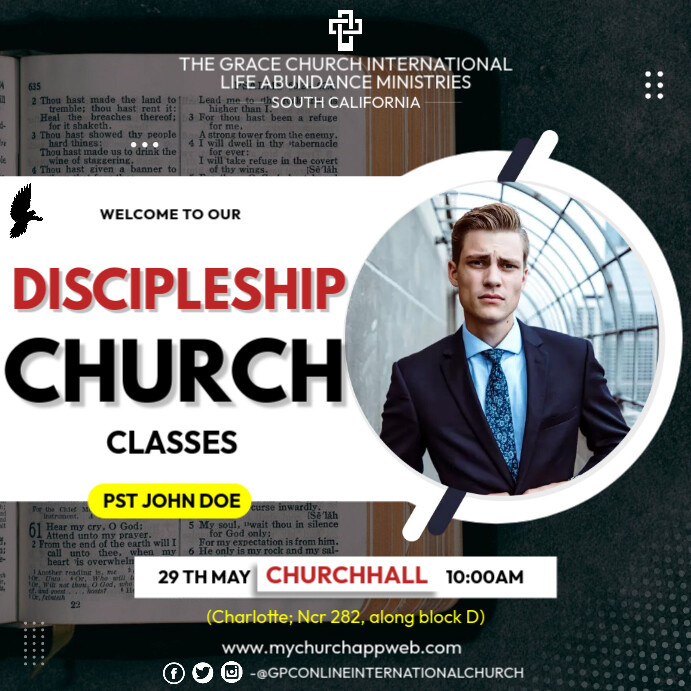 discipleship classes Template | PosterMyWall