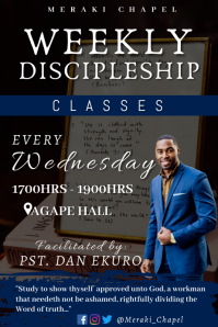 discipleship class flyer Template | PosterMyWall