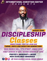 Discipleship classes Template | PosterMyWall