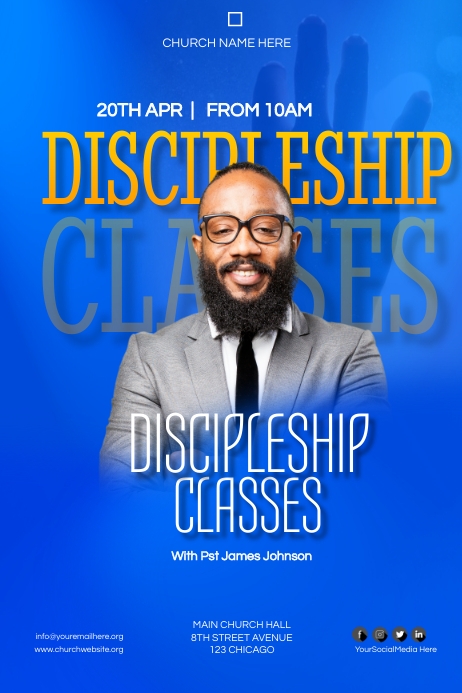 Copy of discipleship classes | PosterMyWall