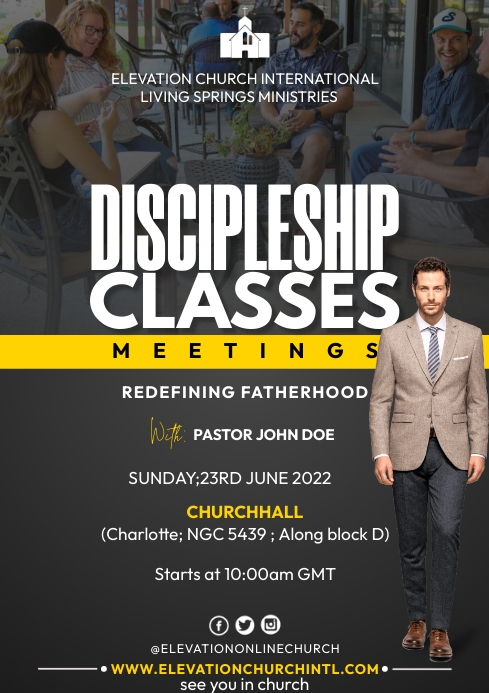 Plantilla de Clases de Discipulado | PosterMyWall