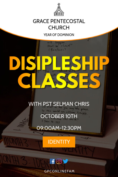Discipleship classes Template | PosterMyWall