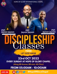discipleship classes flyer Template | PosterMyWall