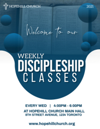 discipleship class flyer Template | PosterMyWall