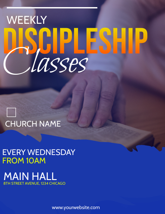 Copy of discipleship classes flyer | PosterMyWall
