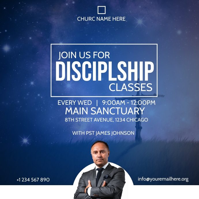 Copy of discipleship classes flyer | PosterMyWall