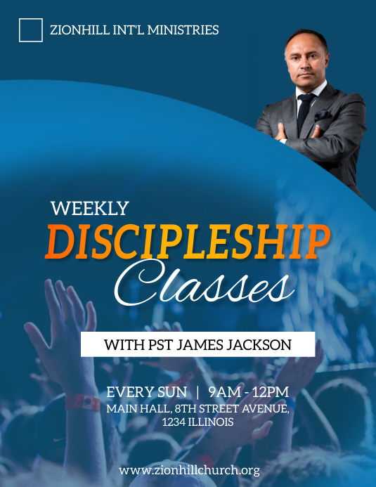 discipleship classes flyer Template | PosterMyWall