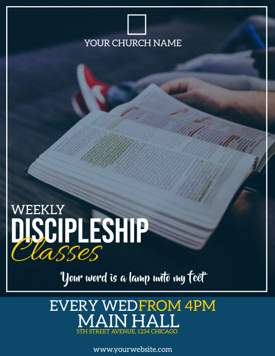 Copy of discipleship classes flyer | PosterMyWall