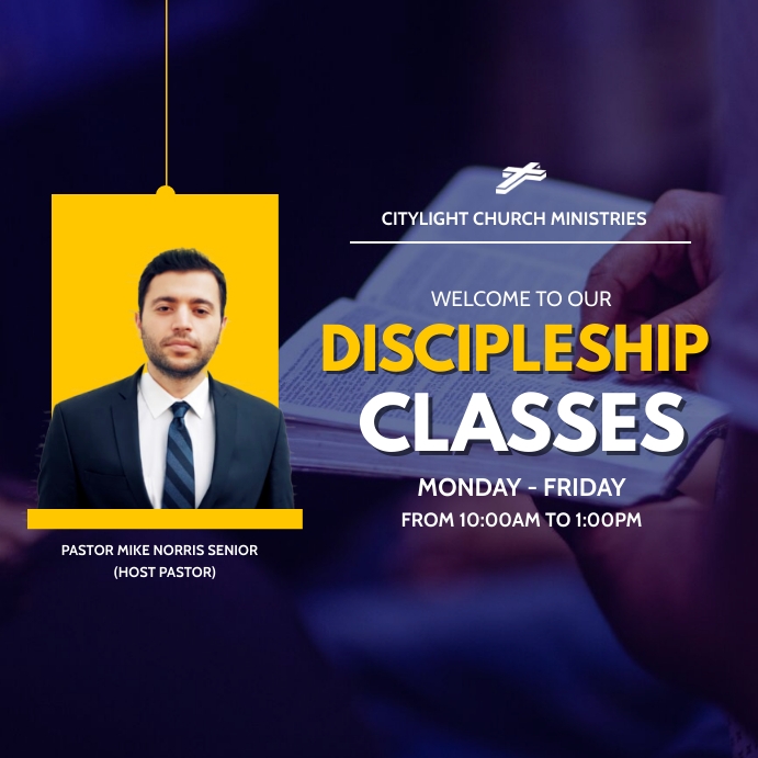 discipleship classes flyer template | PosterMyWall
