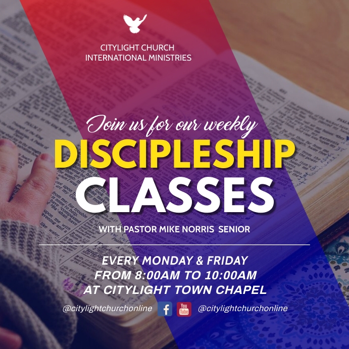 discipleship classes flyer template | PosterMyWall