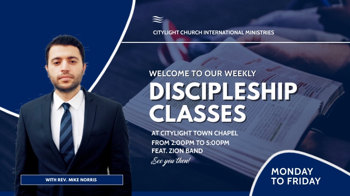 discipleship classes flyer template | PosterMyWall