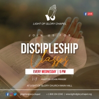 DISCIPLESHIP CLASS POSTER Template | PosterMyWall