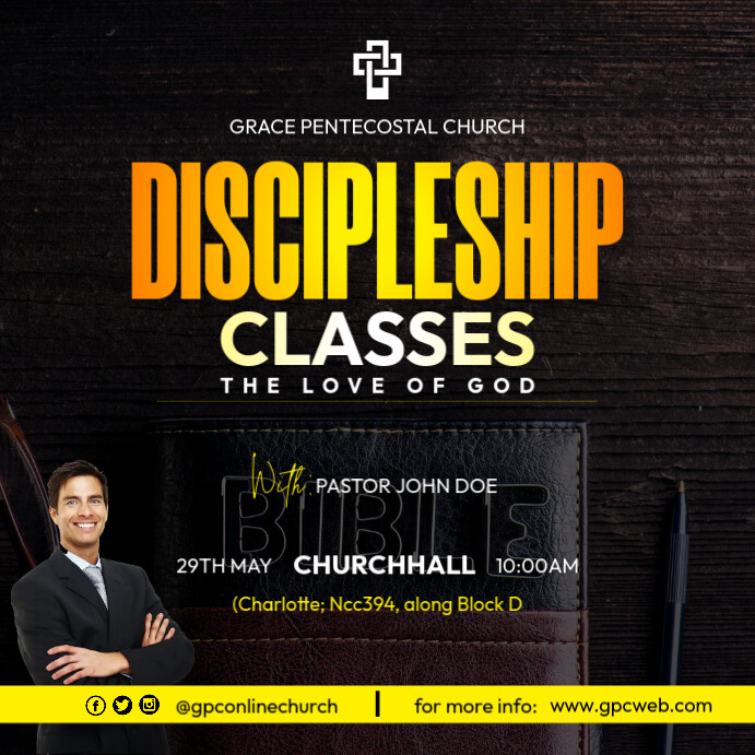 discipleship Template | PosterMyWall
