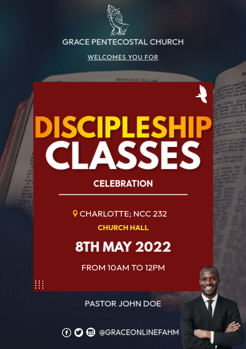 Plantilla de Discipulado | PosterMyWall