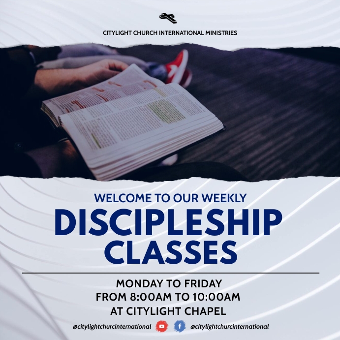 Brochure de Modèle de Dépliant sur le Discipulat | PosterMyWall