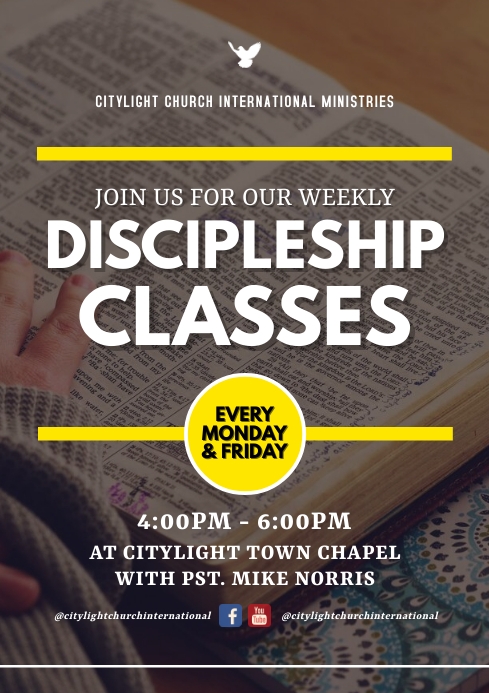 discipleship flyer template | PosterMyWall
