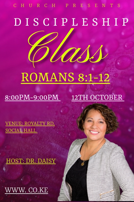 DISCIPLESHIP POSTER Template | PosterMyWall