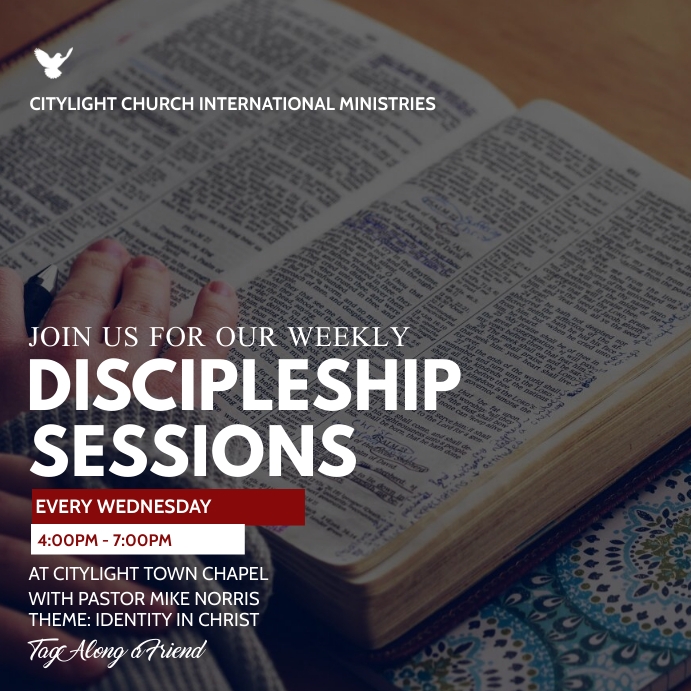 discipleship sessions flyer design Template | PosterMyWall