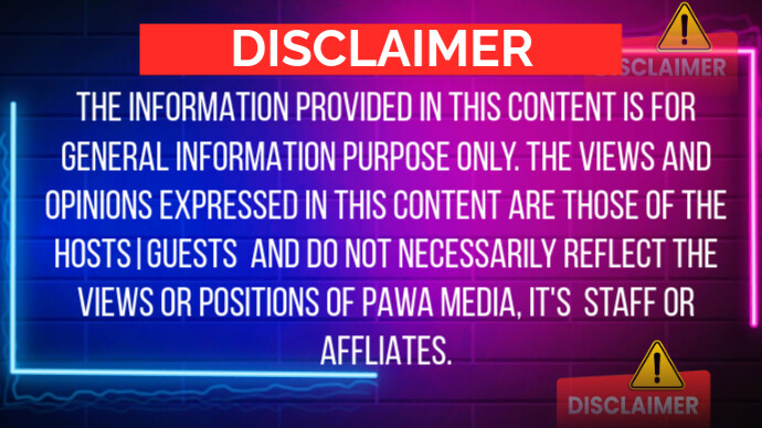 Disclaimer Digital Display (16:9) Template | PosterMyWall
