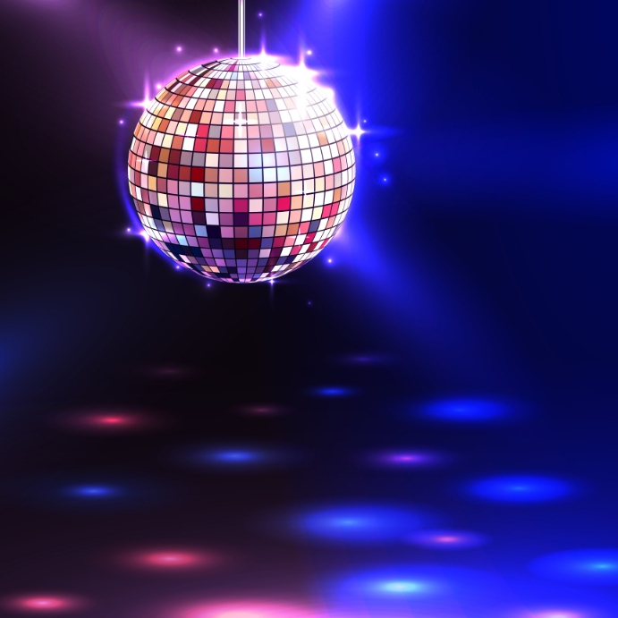 Disco ball background design Template | PosterMyWall