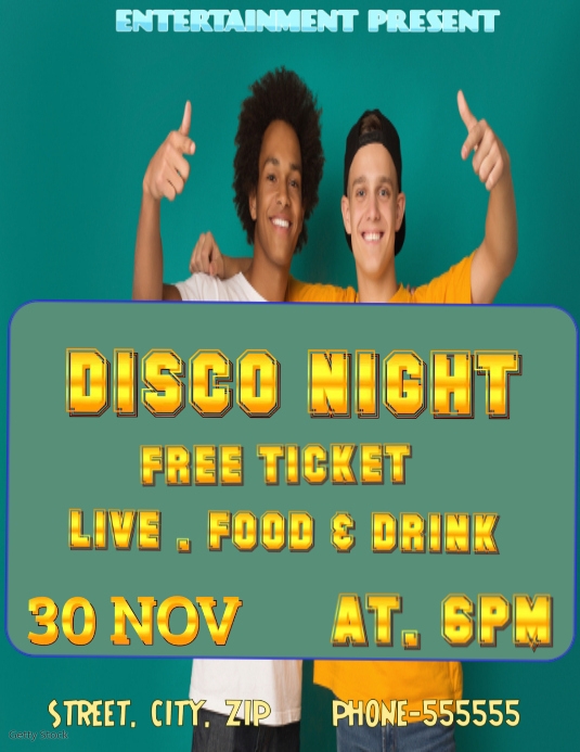 Copy of Disco flyer | PosterMyWall