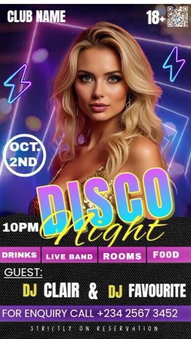 Copy of DISCO PARTY FLYER | PosterMyWall