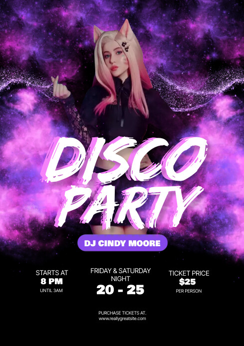 Copy of Disco Party Flyers | PosterMyWall