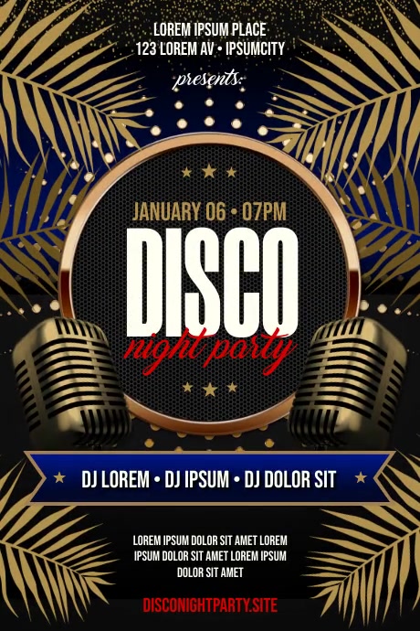 Copy of DISCO PARTY POSTER (2) | PosterMyWall