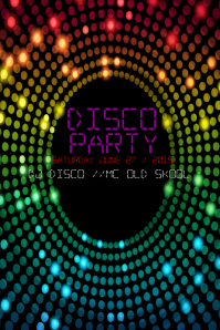 Disco Template | PosterMyWall