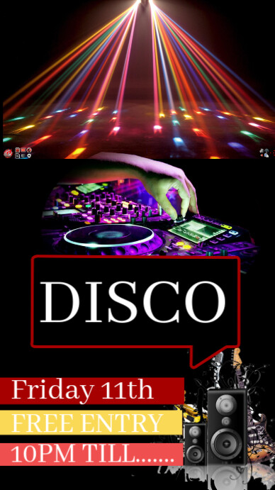 disco template | PosterMyWall