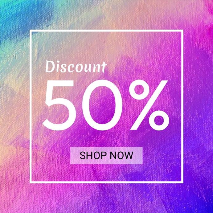 Copy of DISCOUNT 50% | PosterMyWall