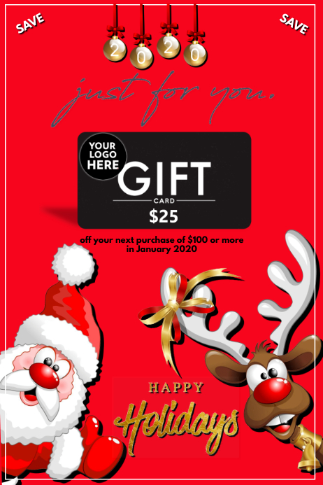 Discount Card 2020 Template | PosterMyWall