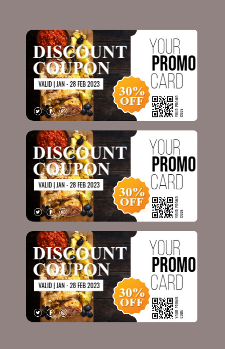Discount Coupon Template | PosterMyWall